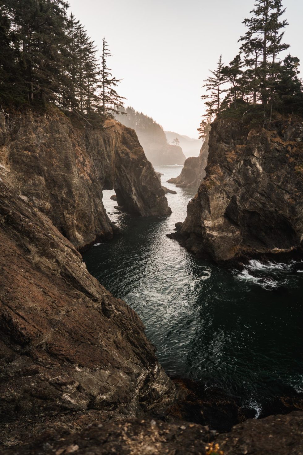 Step-by-step Hiking Directions to Natural Bridges at Samuel H. Boardman ...